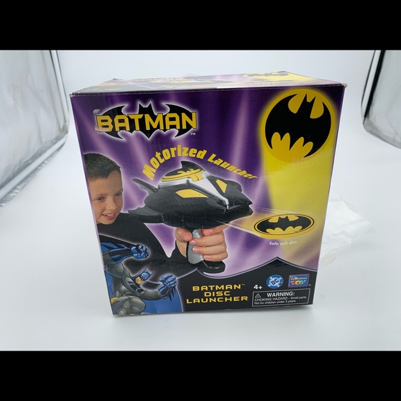 DC Comics | Toys | Batman Motorized Disc Launcher Thinkway Toys | Poshmark